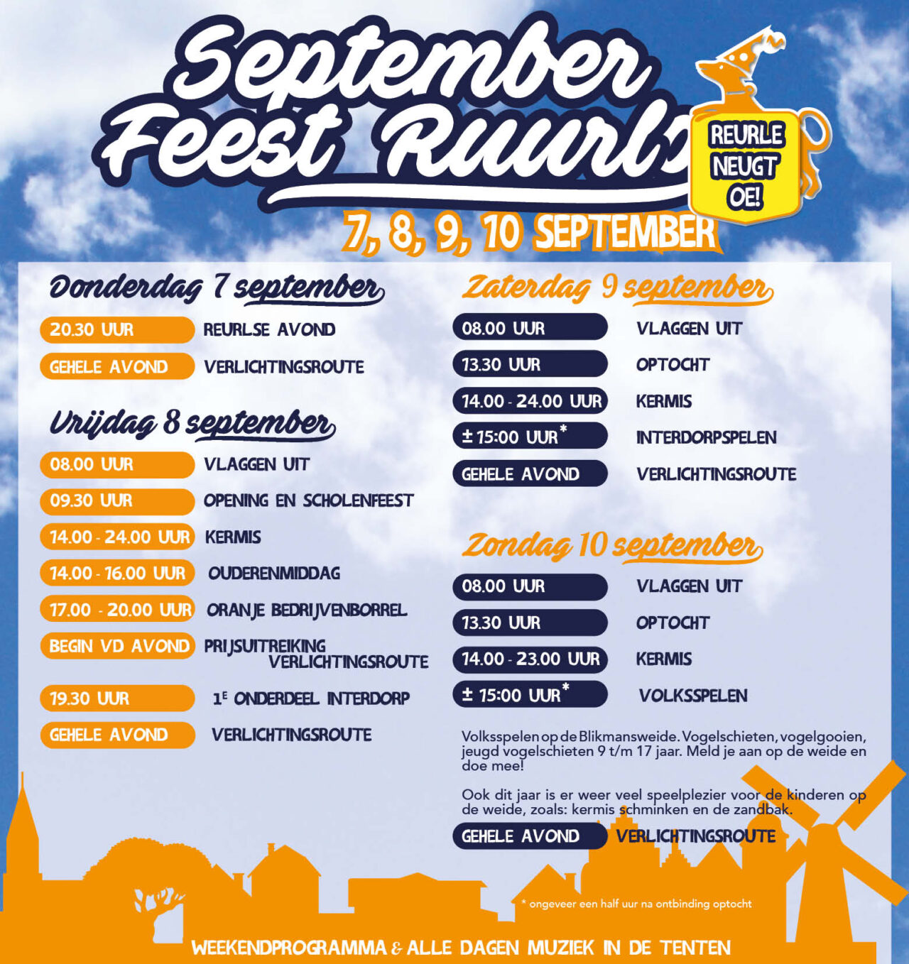 Septemberfeest - Oranjevereniging Ruurlo